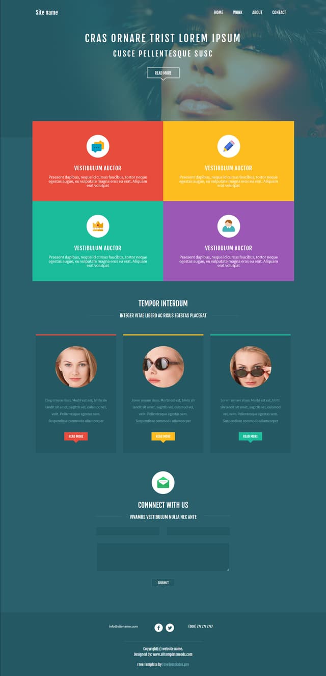Agency Website Template | Free HTML5 Templates
